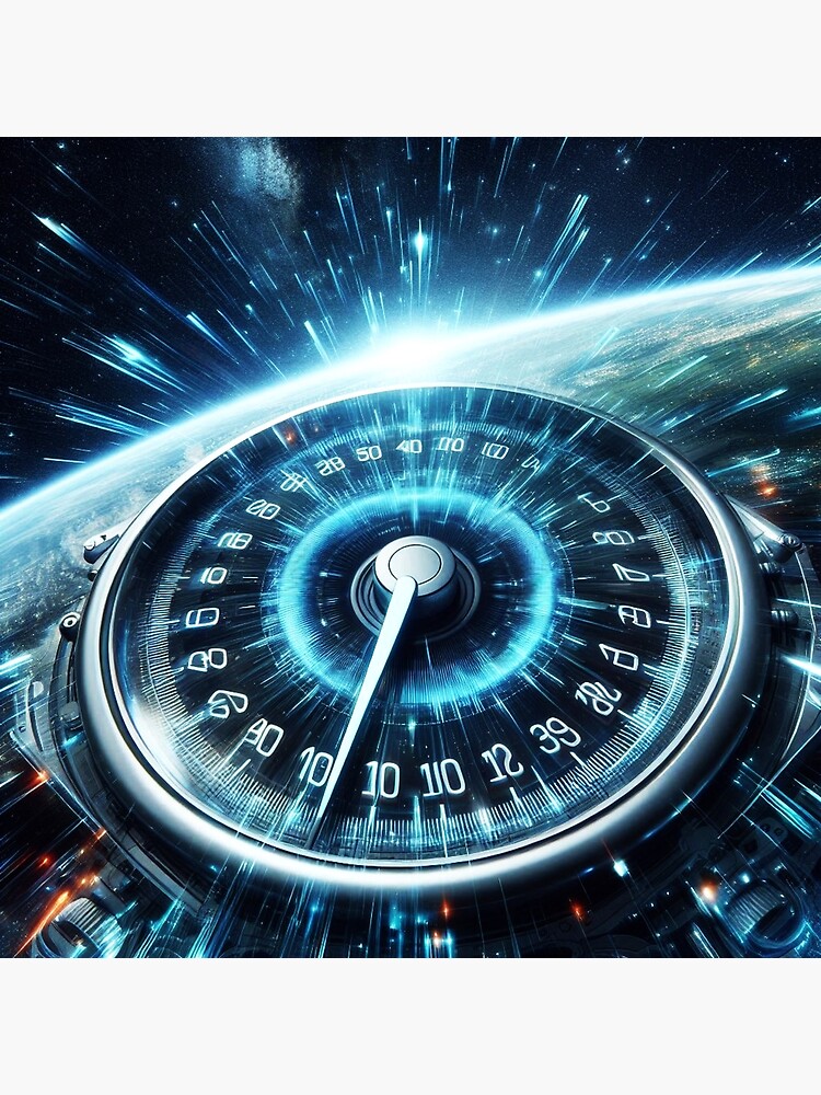 "Speedometer in space" Poster for Sale by Dogandesighn | Redbubble