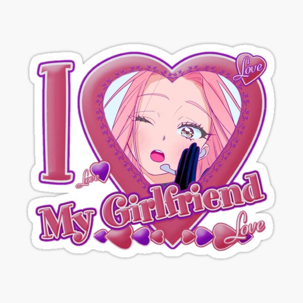 "Mizi Alien stage I love my girlfriend " Sticker for Sale by ...