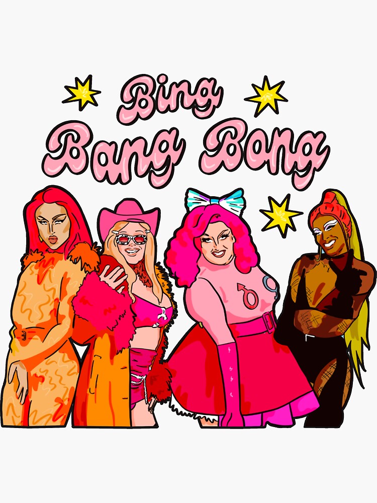 "UK Hun? Drag Race" Sticker for Sale by Megan Fretwell | Redbubble