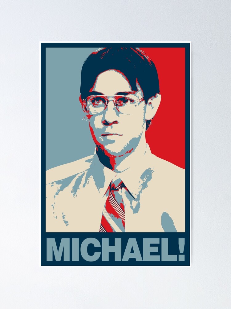 "Michael!" Poster for Sale by ByteCage | Redbubble