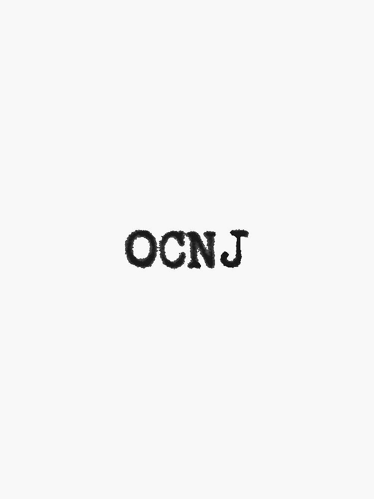 "OCNJ - Ocean City, NJ" Sticker for Sale by laurenk15 | Redbubble