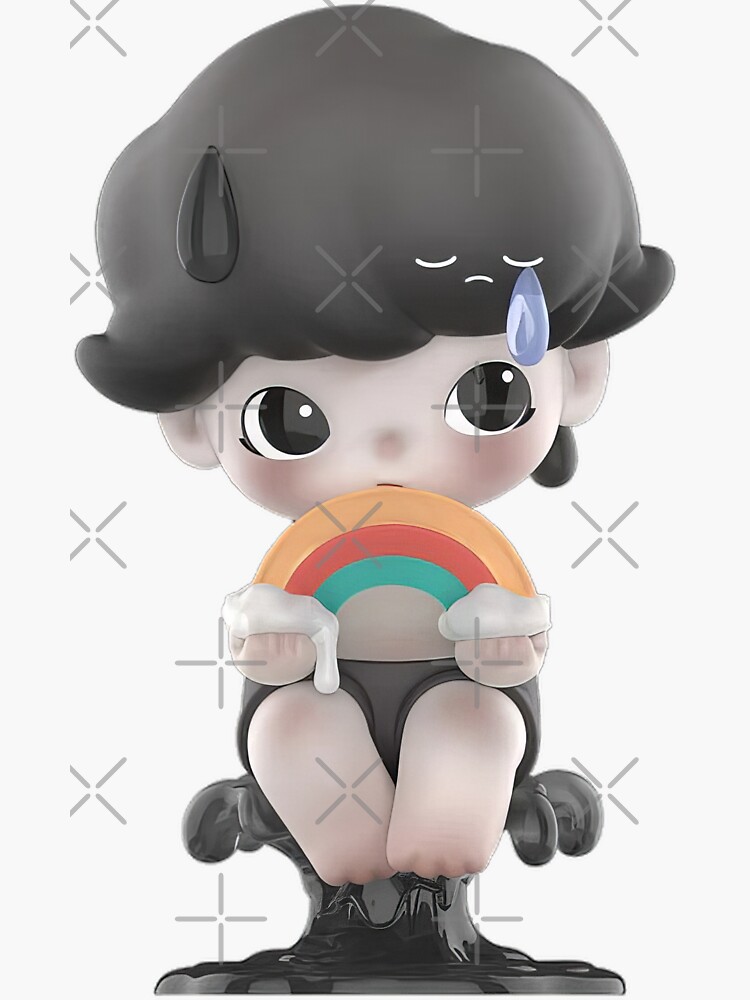 "Dimoo Cheerup Toy Box By Popmart" Sticker for Sale by POP MART | Redbubble