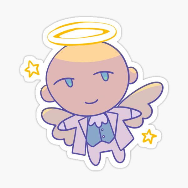 "bald angel eichi" Sticker for Sale by rad1cul0us | Redbubble