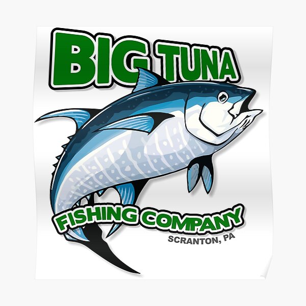 "Big Tuna - Green" Poster for Sale by ByteCage | Redbubble