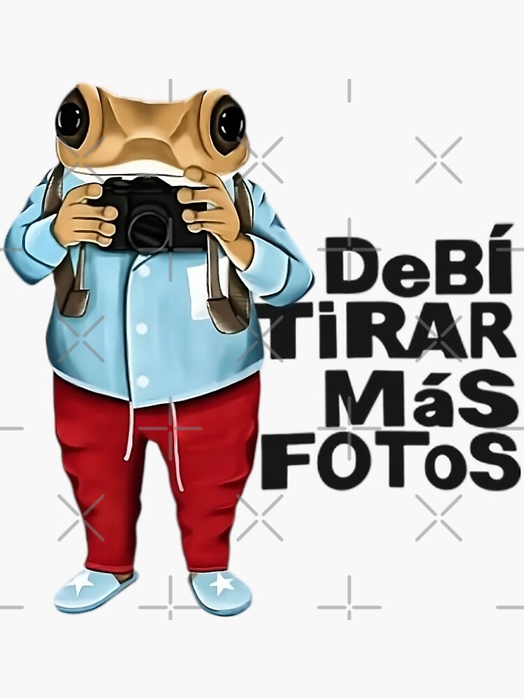 "DeBÍ TiRAR MáS FOToS - Bad Bunny" Sticker for Sale by The Graceful ...