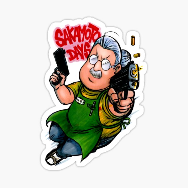 "Chibi Sakamoto Days" Sticker for Sale by Tallboy666 | Redbubble