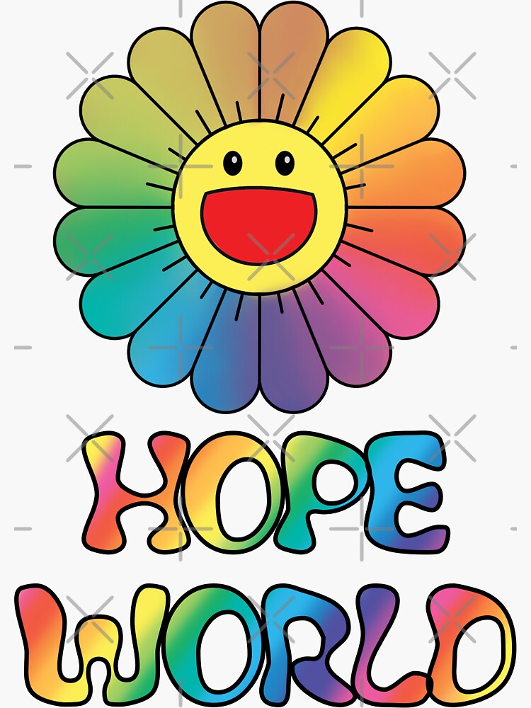 "BTS JHope solo - hope world - colourful smiling face inspired, hope in ...