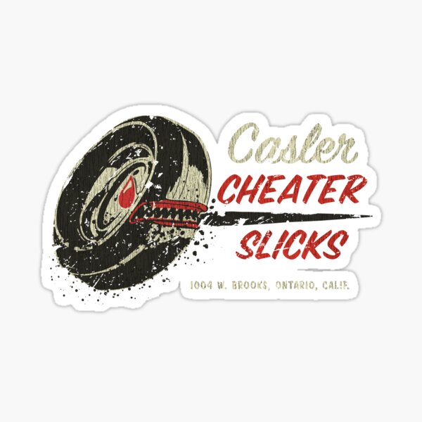 "Casler Cheater Slicks " Sticker for Sale by jacobcdietz | Redbubble
