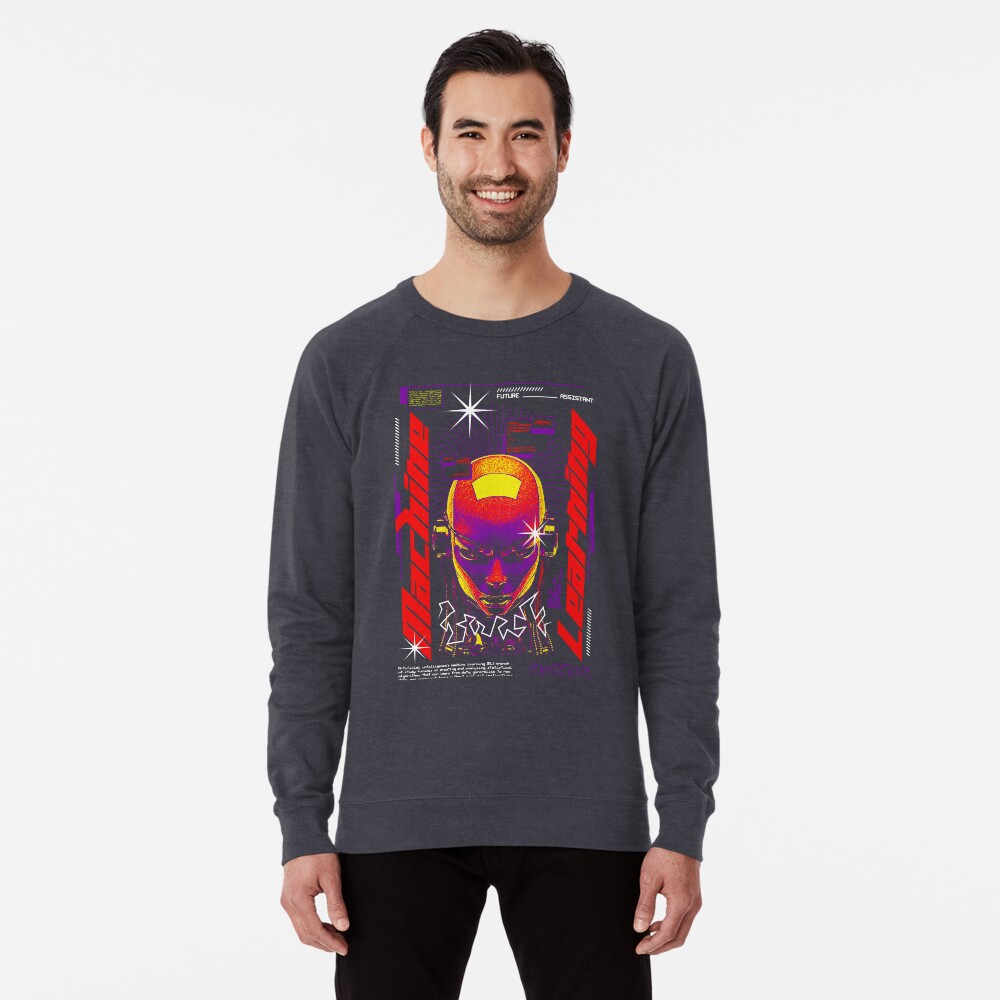 ""Machine learning" retro futuristic design" Poster by Skitt-shirts ...