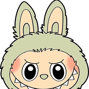 "Labubu series 1 green grape peeker" Sticker for Sale by Diyanggostyle ...