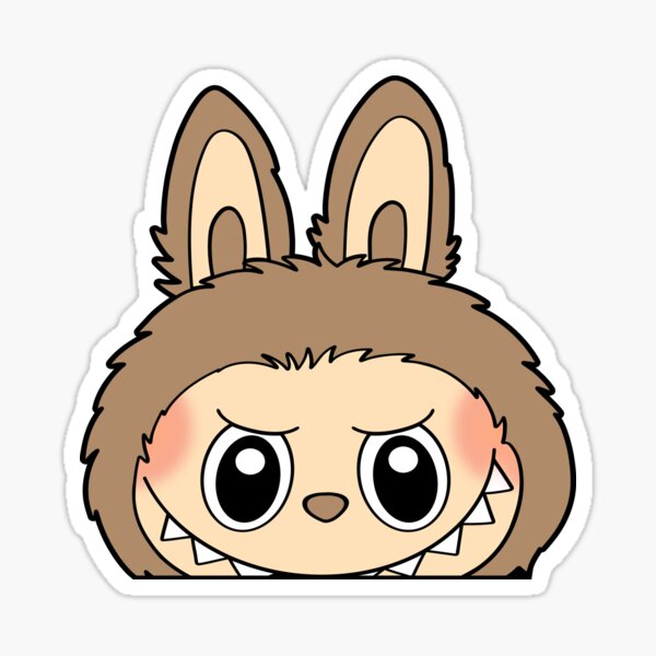 "Labubu series 1 toffee peeker" Sticker for Sale by Diyanggostyle ...