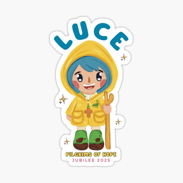 "Luce - Jubilee 2025 Pilgrims of Hope" Sticker for Sale by Klawisdesign ...