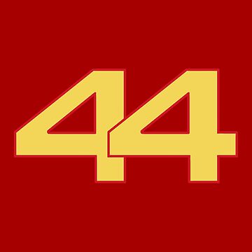 "Lewis Hamilton 2025 Ferrari Car Racing Number LH44 red" Sticker for ...