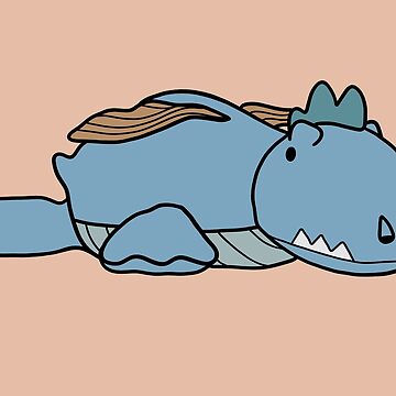 "weighted blue dragon stuffed animal" Sticker for Sale by eakidle ...