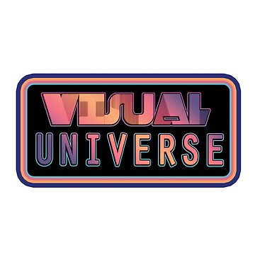 "Visual Universe Sunset logo " Sticker for Sale by AVisualUniverse ...