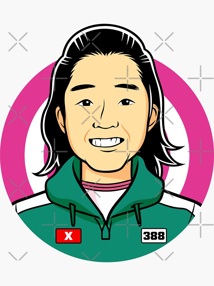 "Kang Dae-ho - SQUID GAME 2 Player 388" Sticker for Sale by timegraf ...