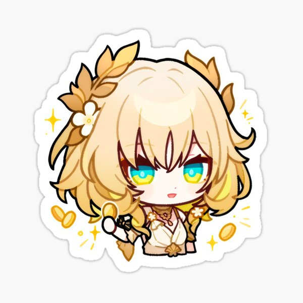 "Aglaea Sticker #1, Honkai Star Rail" Sticker by Demray | Redbubble