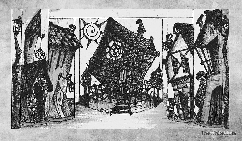 "Pinocchio: Town Square" by TheWhiteMuse | Redbubble