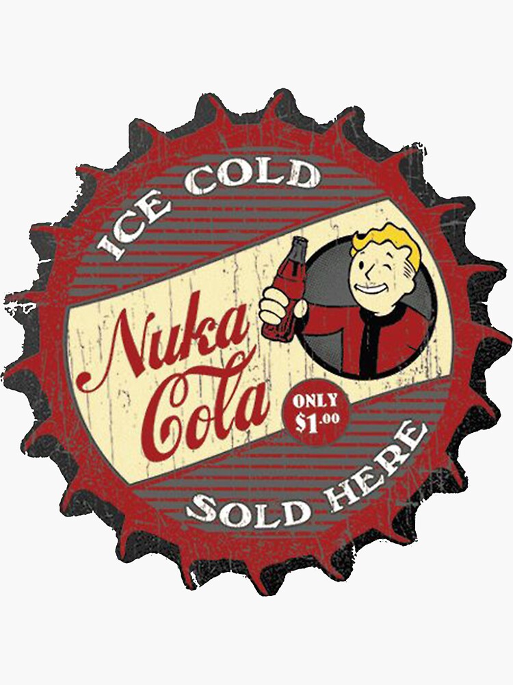 "Fallout nuka cola" Sticker for Sale by SilentReaper01 | Redbubble