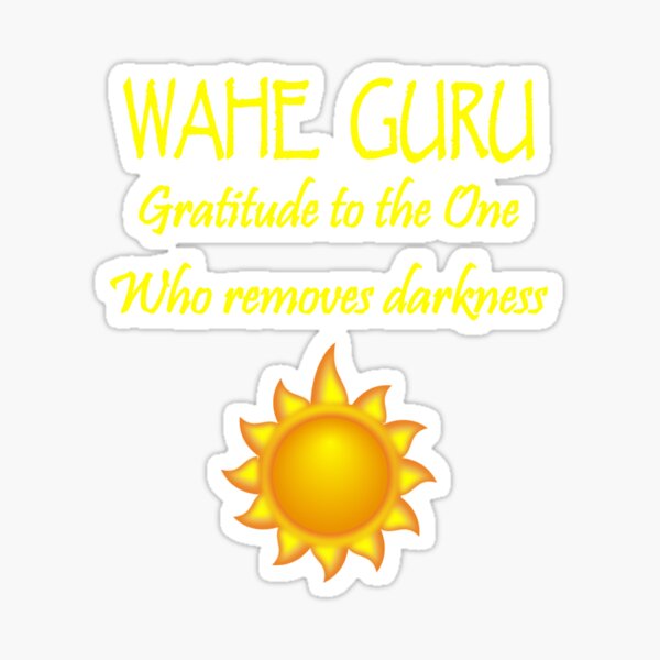 "Kundalini Waheguru" Sticker by JuditR | Redbubble
