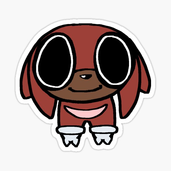 "BTW adhd creature Knuckles the Echidna YIPPEE!!" Sticker for Sale by ...