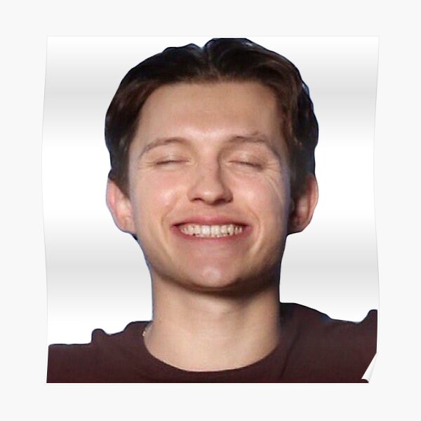 "tom holland smiling" Poster by cheedee | Redbubble