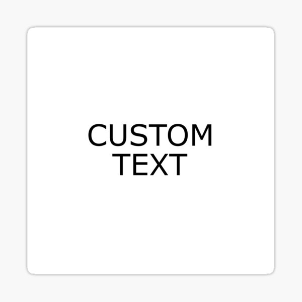 "custom" Sticker for Sale by TheArtButterfly | Redbubble