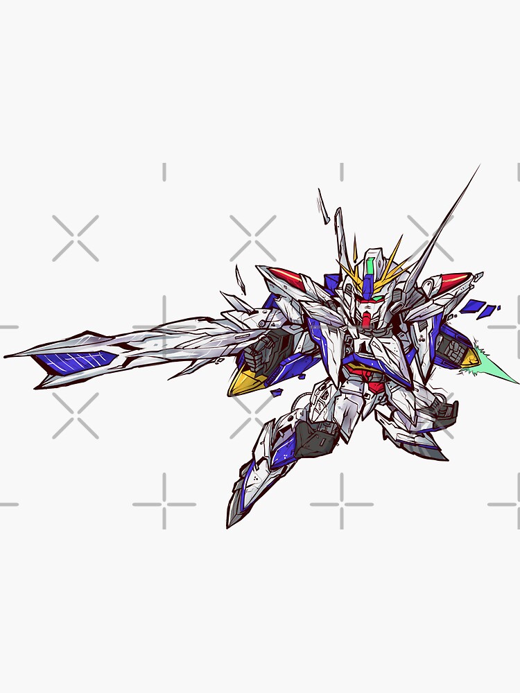 " Damaged Eclipze Gund4m Deform Sticker Mecha Robot" Sticker for Sale ...