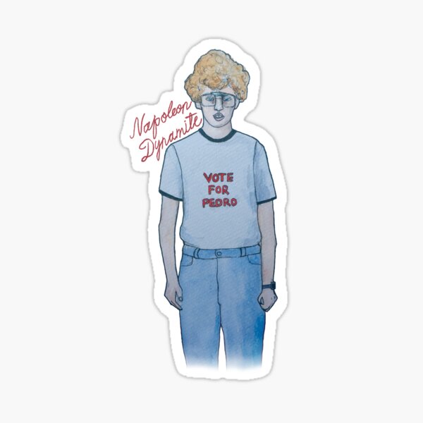 "Napoleon dynamite " Sticker for Sale by Hazelillu | Redbubble