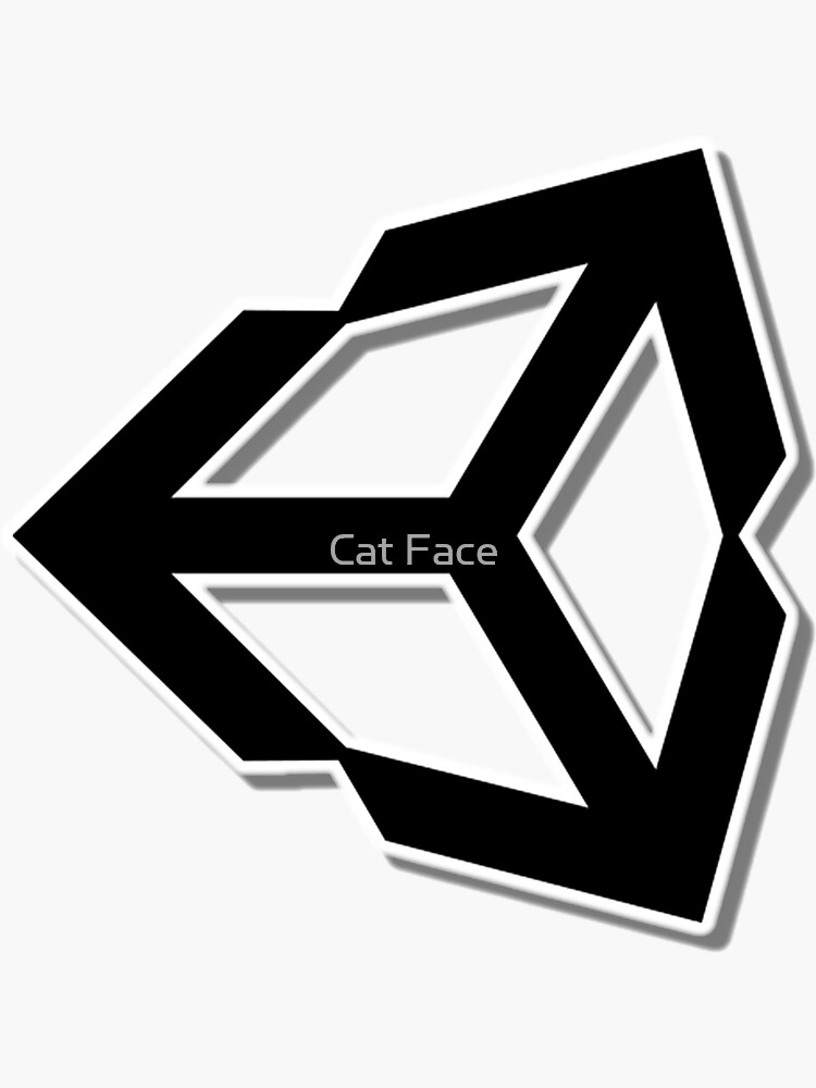 "Unity Game Engine" Sticker for Sale by GrrrDinosawr | Redbubble