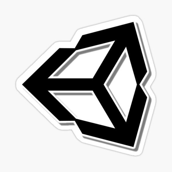 "Unity Game Engine" Sticker for Sale by GrrrDinosawr | Redbubble