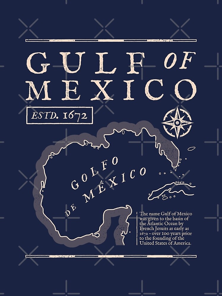 "Gulf of Mexico 1672 Historic Map" Poster for Sale by Piotr Kowalczyk ...