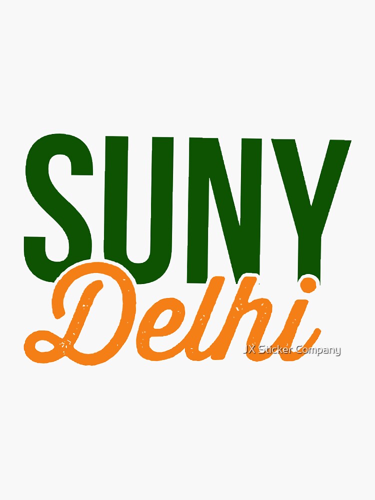 "SUNY Delhi" Sticker for Sale by j1448 | Redbubble