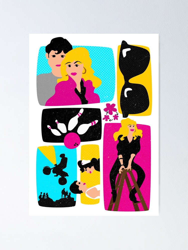"GREASE 2 " Poster by thecleggosaurus | Redbubble