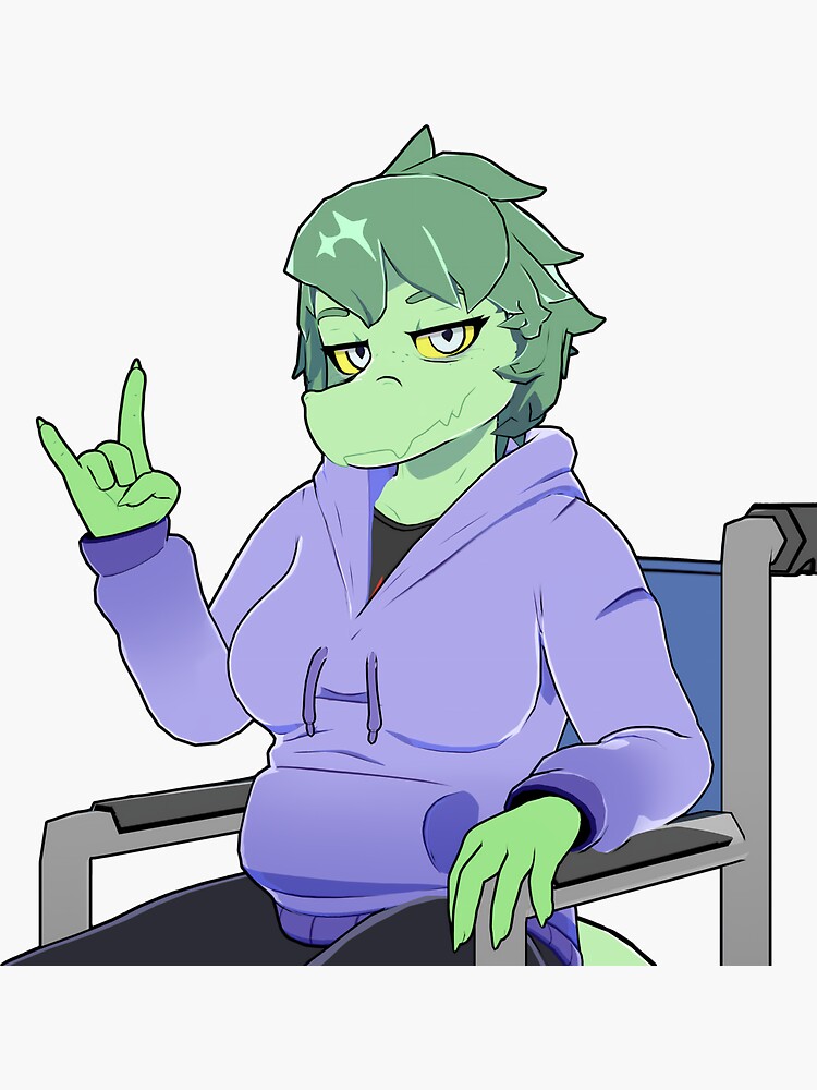 "Olivia Halford - I Wani Hug That Gator" Sticker for Sale by ...