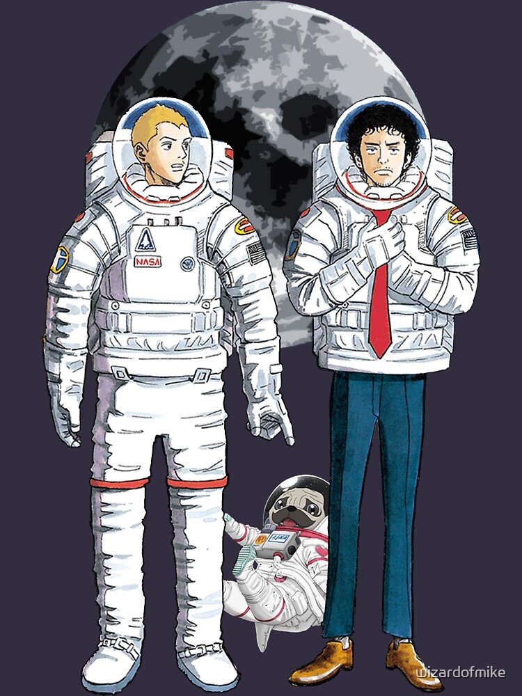 "Space Brothers" T-shirt for Sale by wizardofmike | Redbubble | space ...