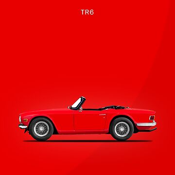 "The TR6" Sticker for Sale by rogue-design | Redbubble