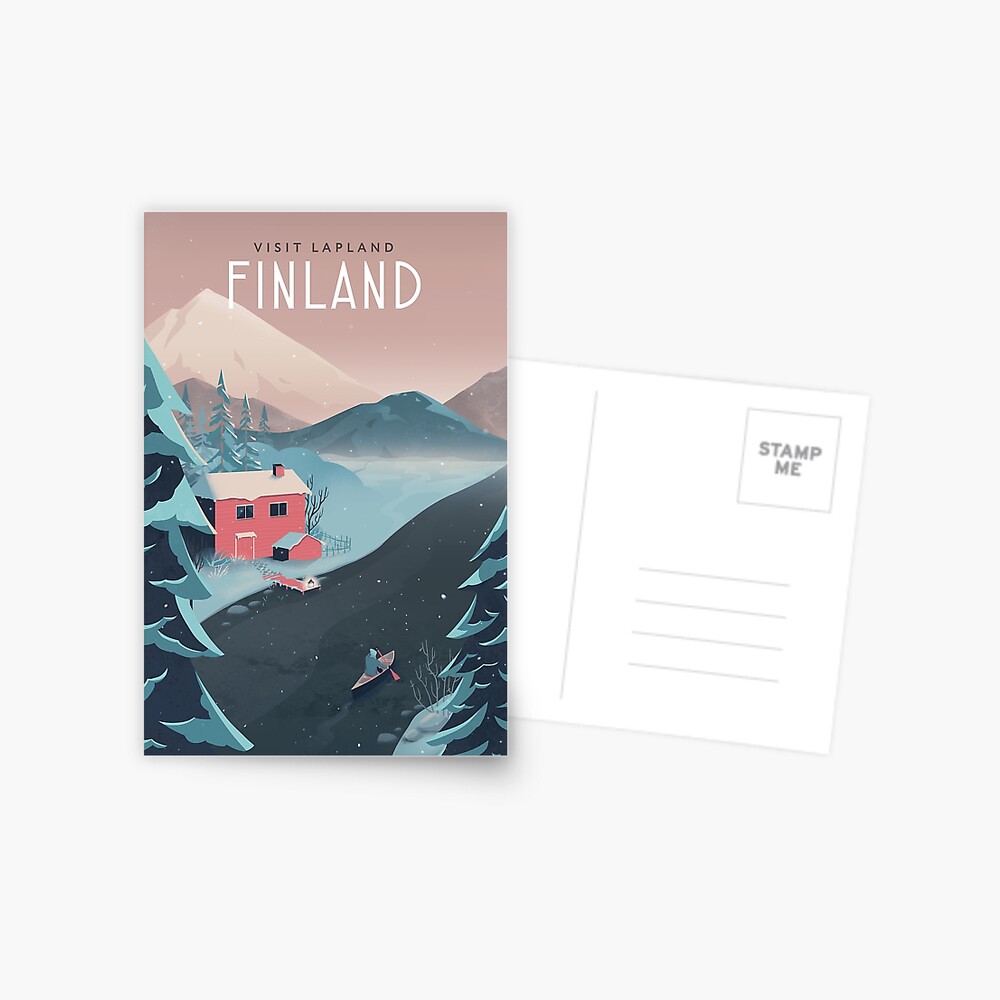 "Finland Travel Art" Postcard by anniko-story | Redbubble