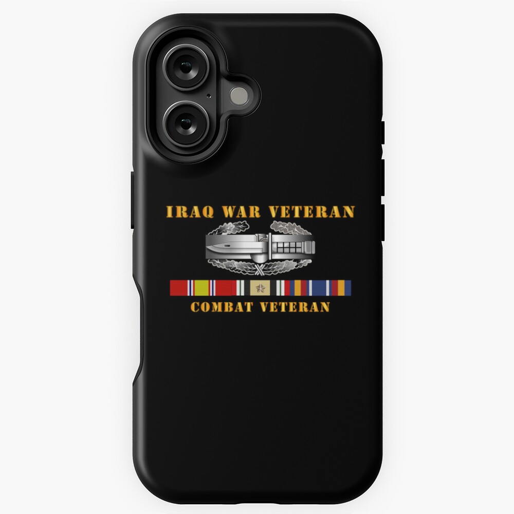 "Army - Iraq War Veteran - Combat Action Badge w CAB IRAQ SVC" Sticker ...