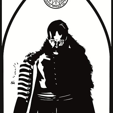 "Nosferatu Count Orlok Papercut" Sticker by MAR-LOG | Redbubble