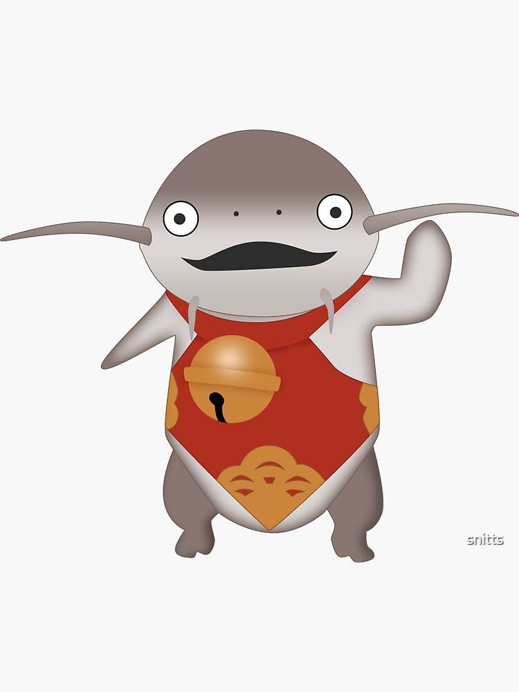 "Namazu" Sticker for Sale by snitts | Redbubble