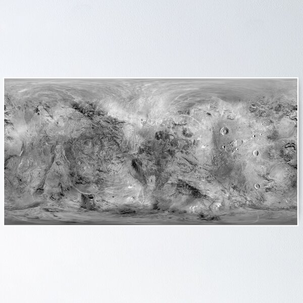 "Map of Dwarf Planet Haumea -8K" Poster for Sale by JStuartArt | Redbubble