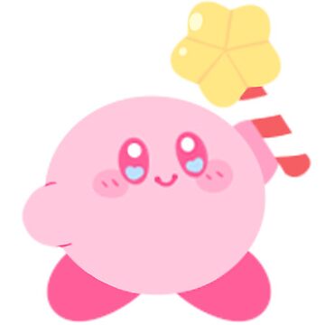 "Cute Kirby Wand" Sticker for Sale by pastel-moons | Redbubble