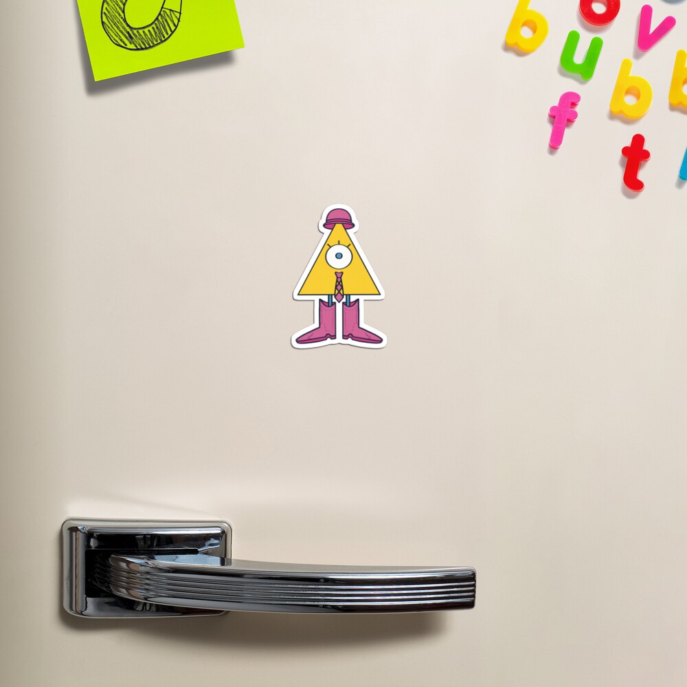 "Pyramid Steve with pink cowboy boots - Gravity Falls " Sticker for ...