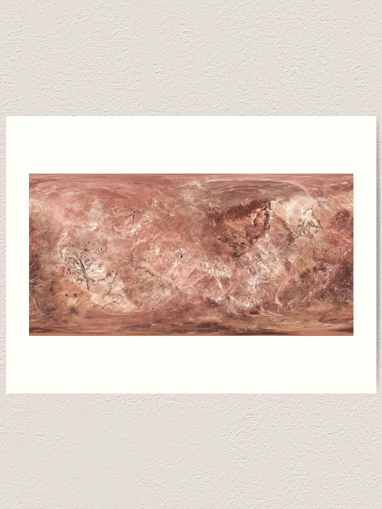 "Map of Dwarf Planet Makemake -8K" Art Print for Sale by JStuartArt ...