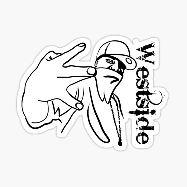 "Westside" Sticker by sibosssr | Redbubble