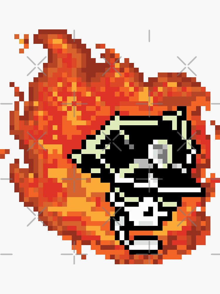 "Inferno Cop skull" Sticker for Sale by CatMeowsterson | Redbubble