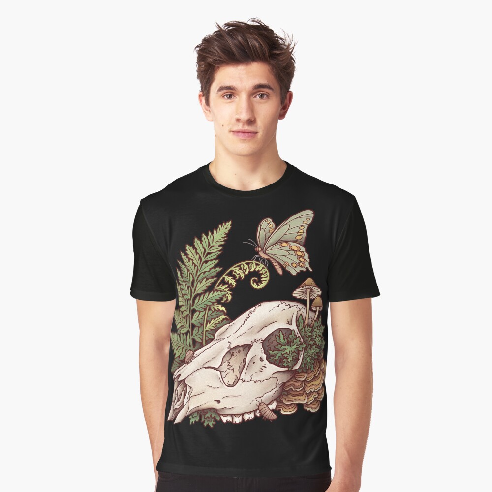 "Decay Doe Deer Skull Vulture Culture Green Witch Vintage Gothic Occult ...