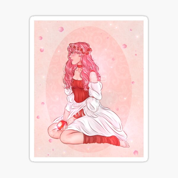 "Evangeline" Sticker by CoralieRenards | Redbubble