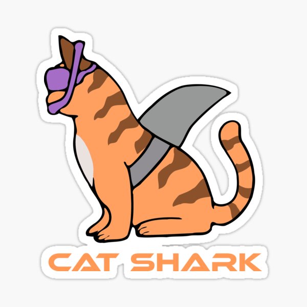 Catshark Stickers | Redbubble